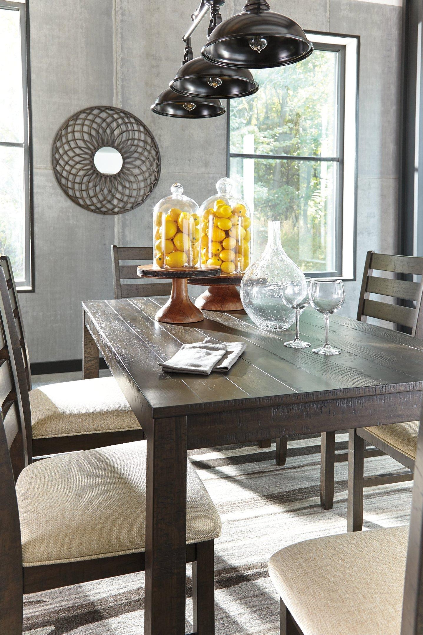 Rokane Dining Table and Chairs (Set of 7) | Jack’s Furniture and More ...